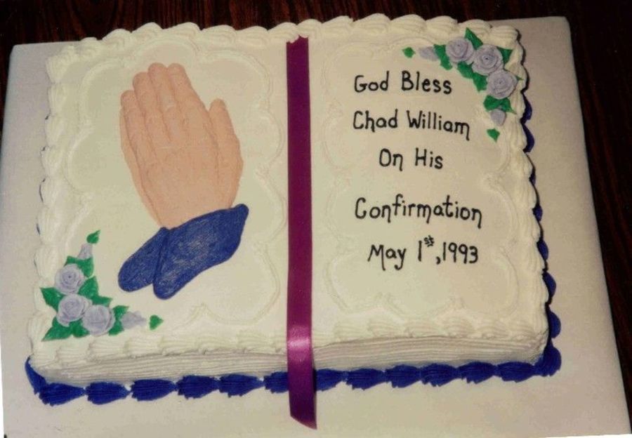 Confirmation Bible - CakeCentral.com