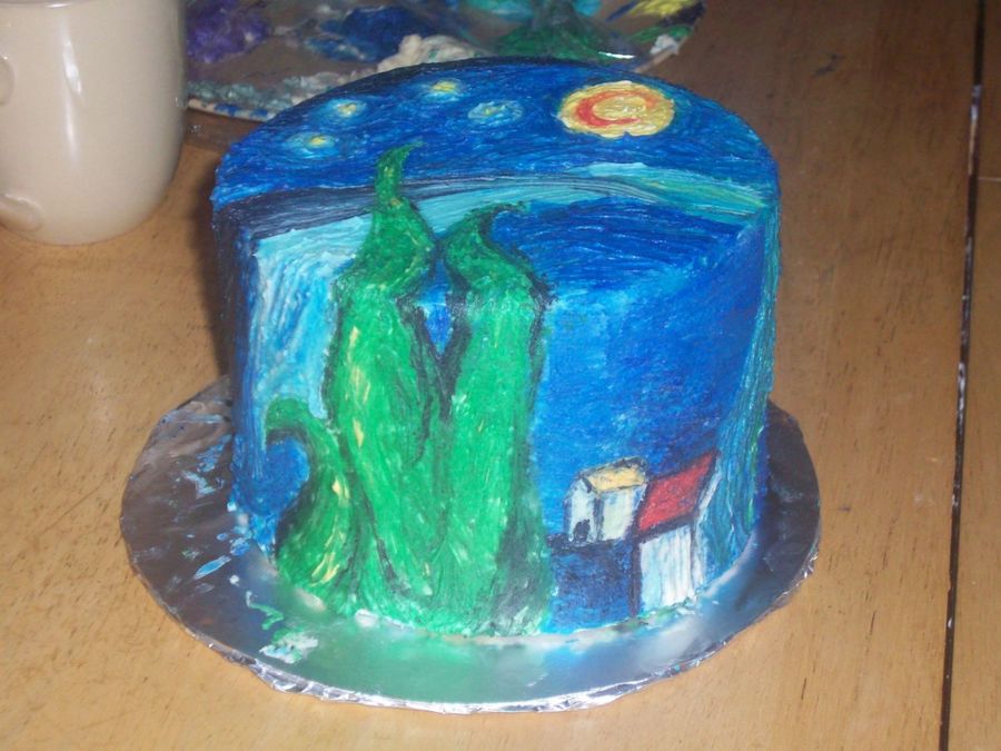 Starry Night - CakeCentral.com