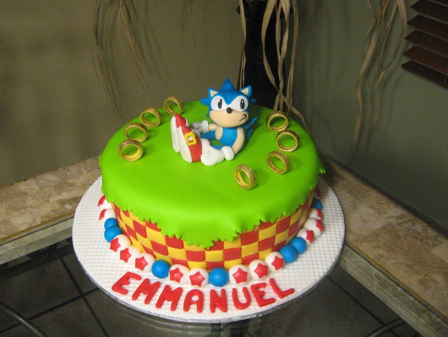 Sonic -Emmanuel - CakeCentral.com