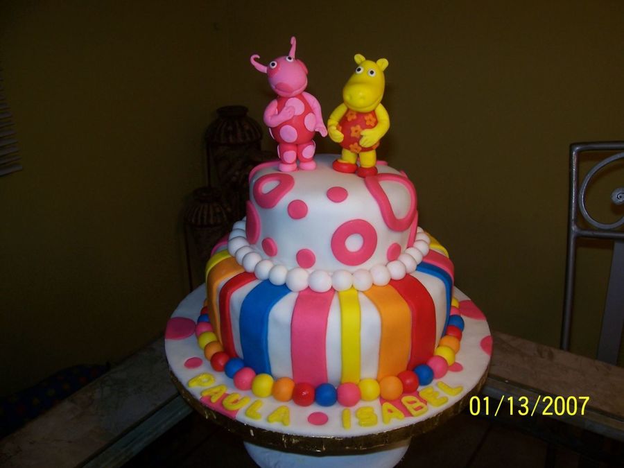 Backyardigans Cake. - CakeCentral.com