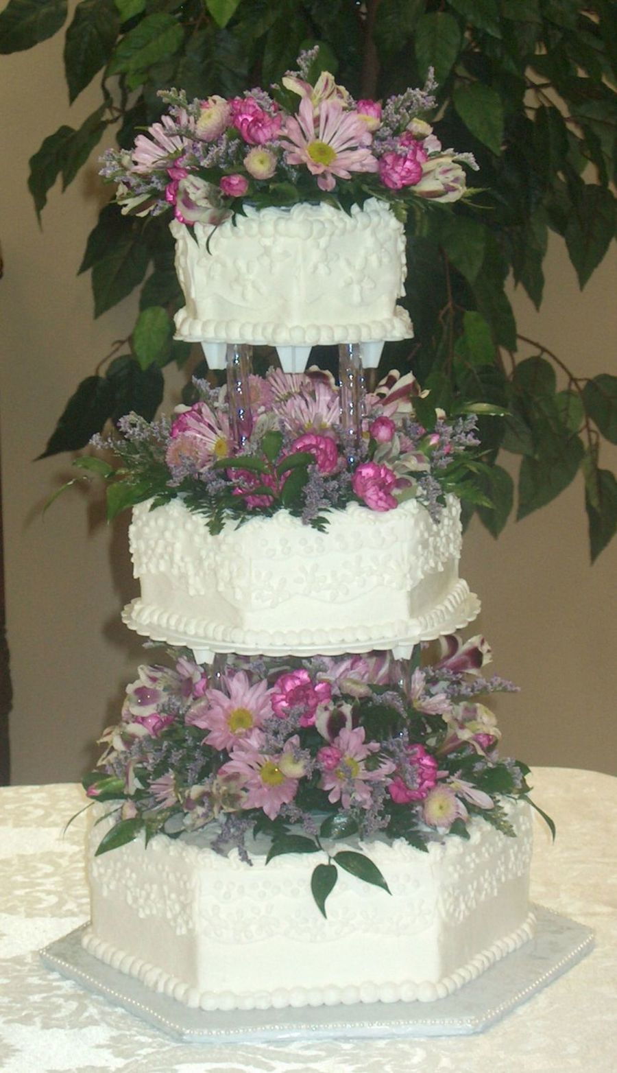 January Wedding Cake - CakeCentral.com
