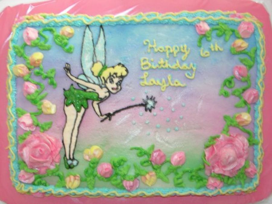 Layla's Tinkerbell Cake - CakeCentral.com