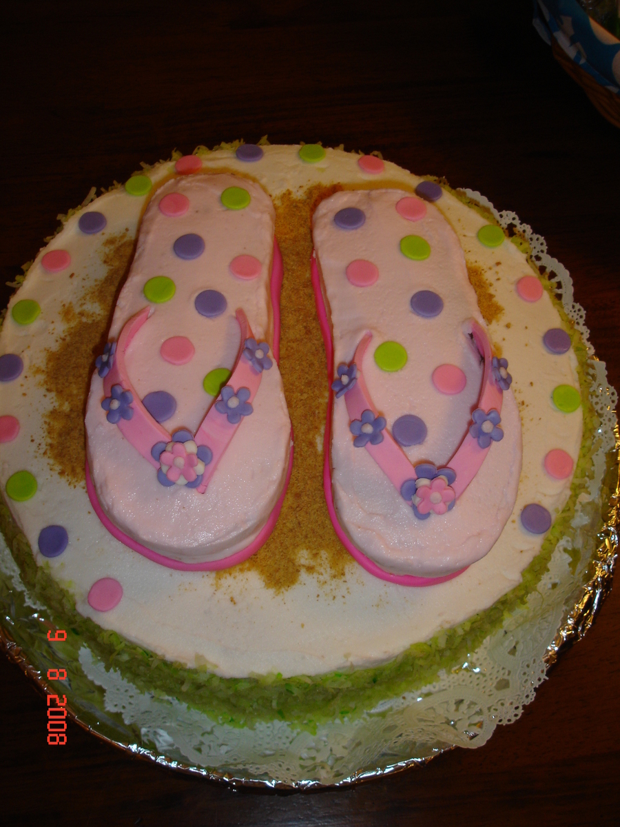 Flip Flop Cake - CakeCentral.com