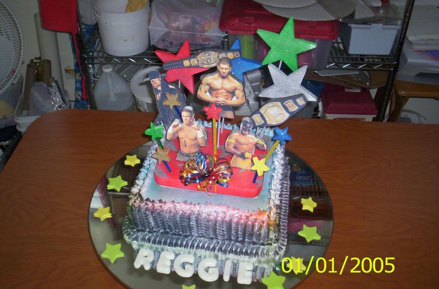Reggis Birthday Fanatico De La Lucha Libre - CakeCentral.com