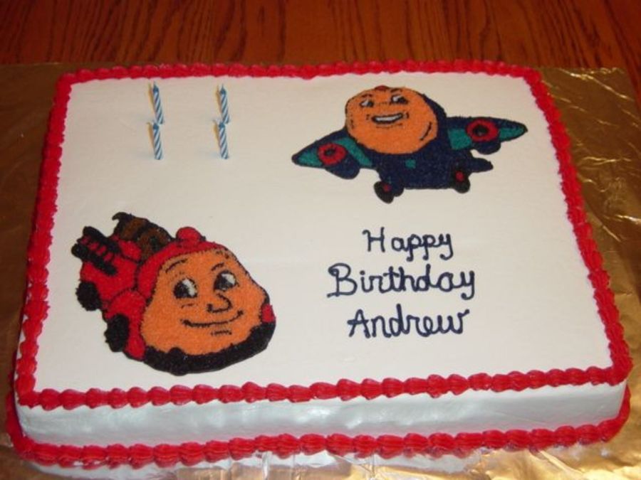 Jay Jay The Jet Plane Birthday Cake - CakeCentral.com