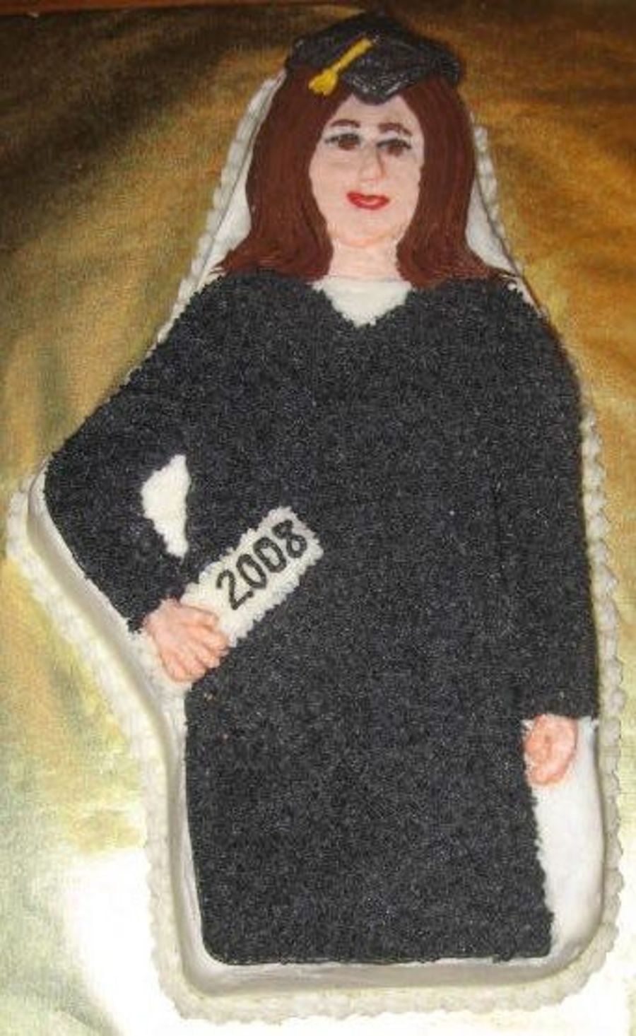 Graduation Girl Cake - CakeCentral.com