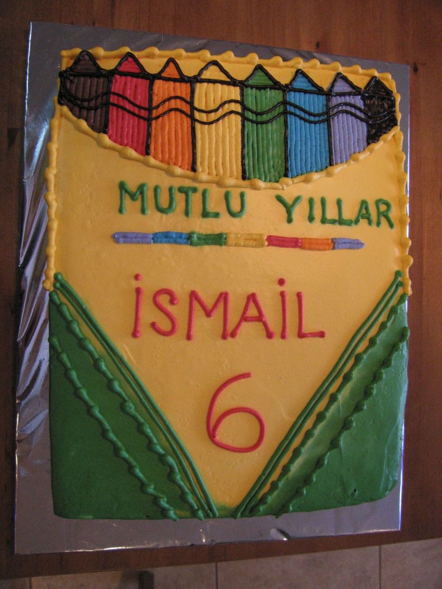 Crayola Birthday Cake - CakeCentral.com