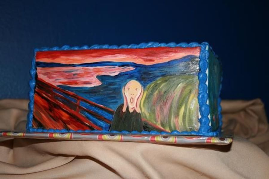 The Scream - CakeCentral.com