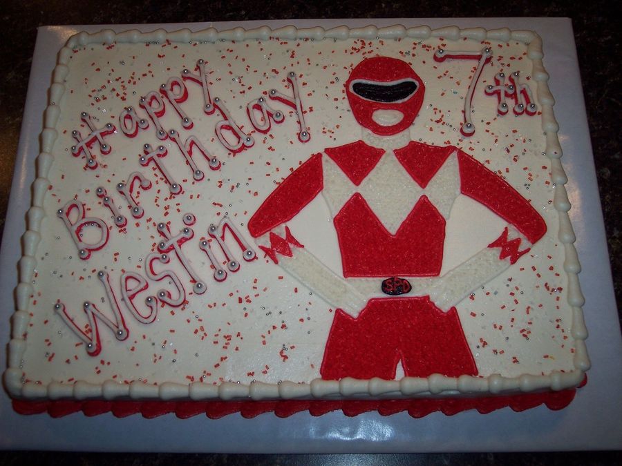 Power Ranger Cake - CakeCentral.com