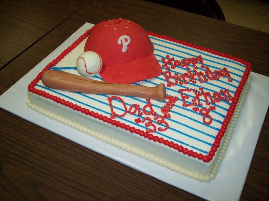 Phillies Cake - CakeCentral.com