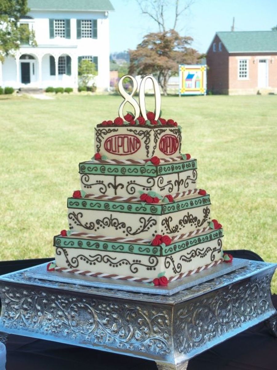 Brown Scrolls - CakeCentral.com