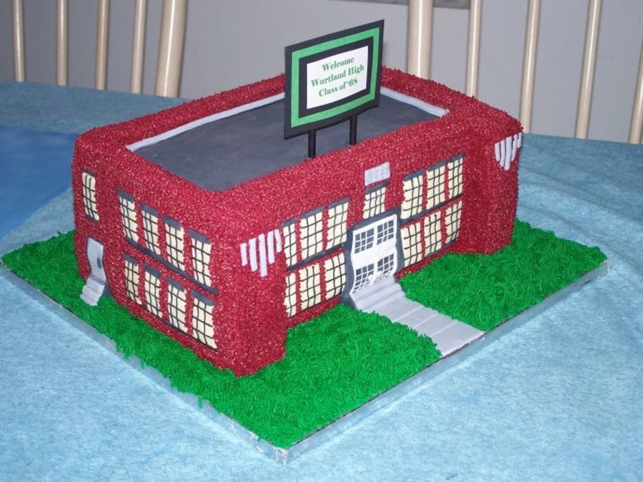 3-D School Cake - CakeCentral.com