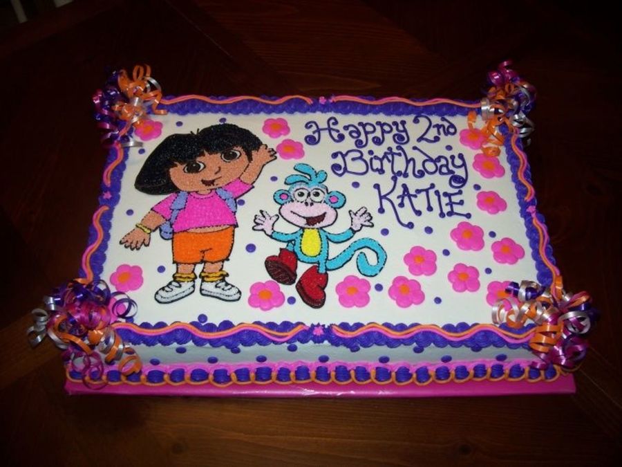 Dora And Boots - CakeCentral.com