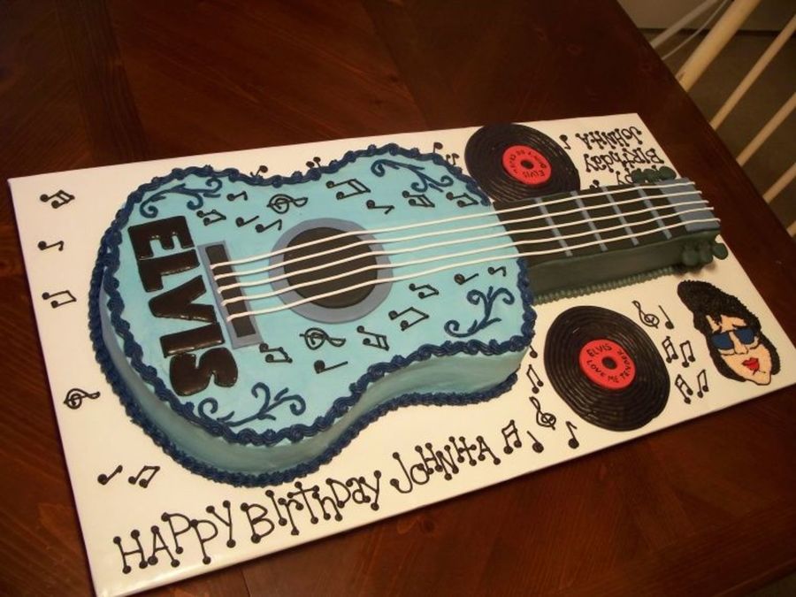 Elvis Guitar - CakeCentral.com