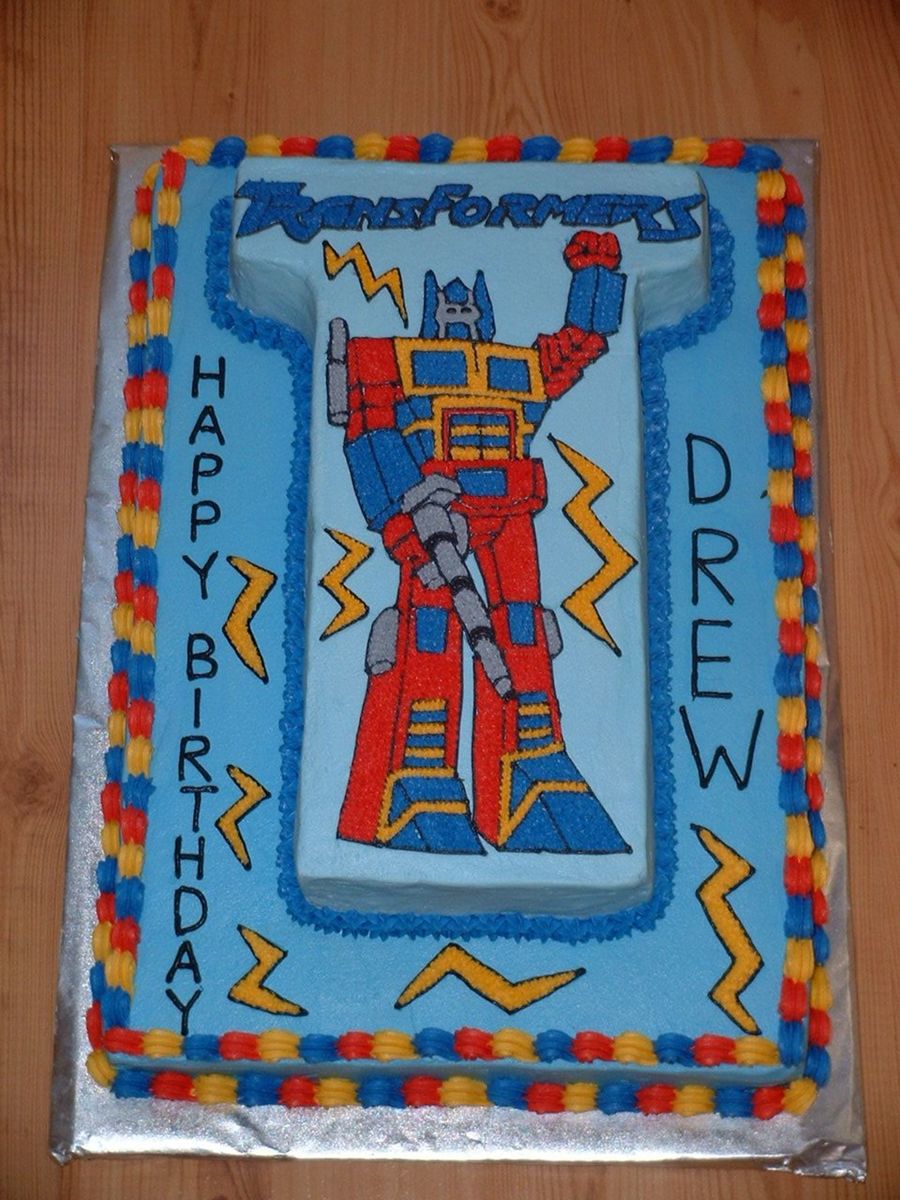 Transformers Birthday Cake - CakeCentral.com