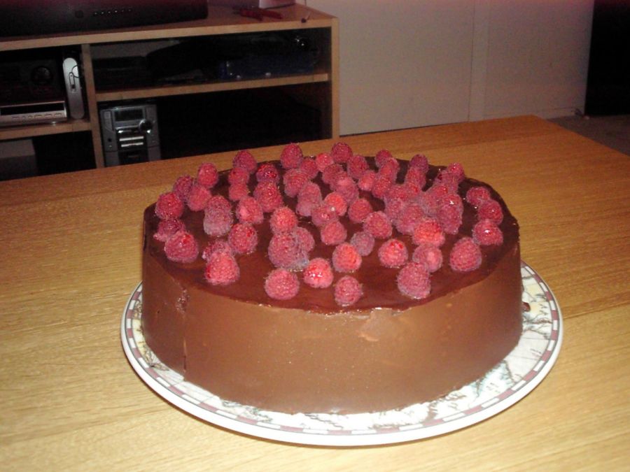 Chocolate Raspberry Torte - CakeCentral.com