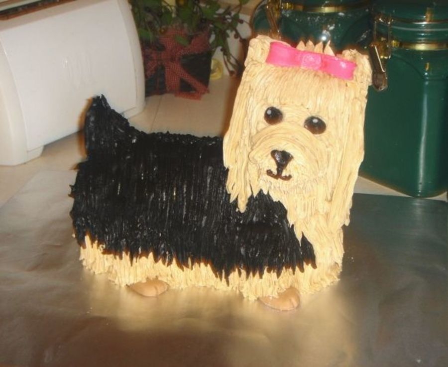 Yorkie Cake - CakeCentral.com