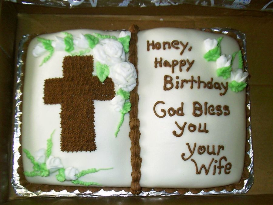 Bible Birthday Cake - CakeCentral.com