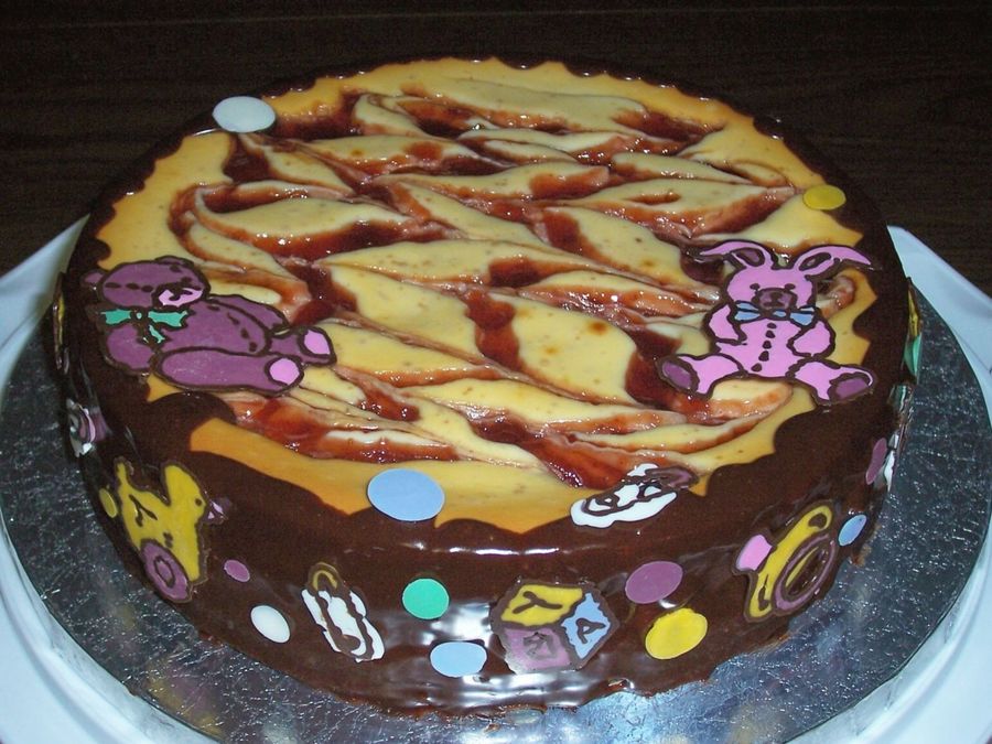Baby Shower Cheesecake - CakeCentral.com