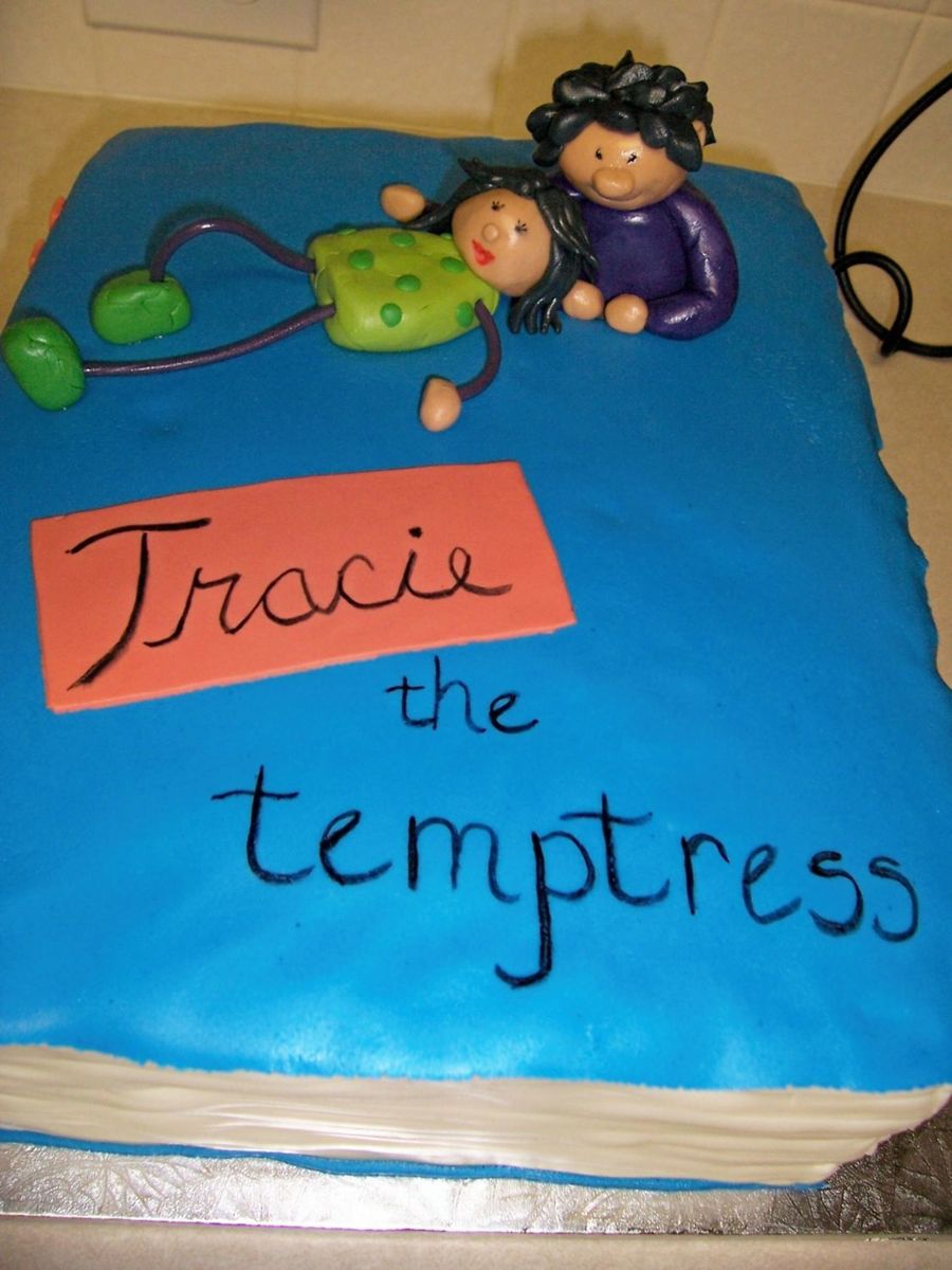 Farewell Cake For Romance Writer - CakeCentral.com