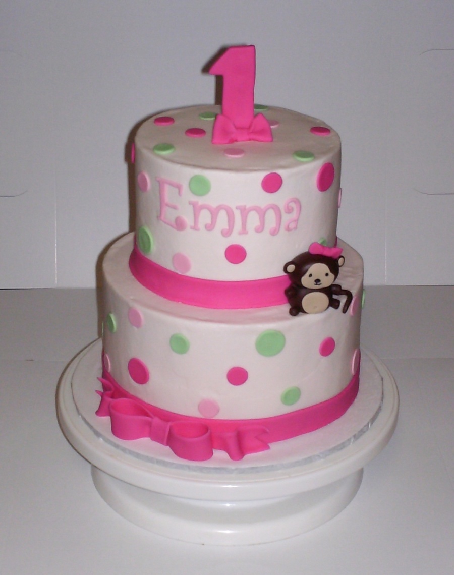 First Birthday Monkey - CakeCentral.com