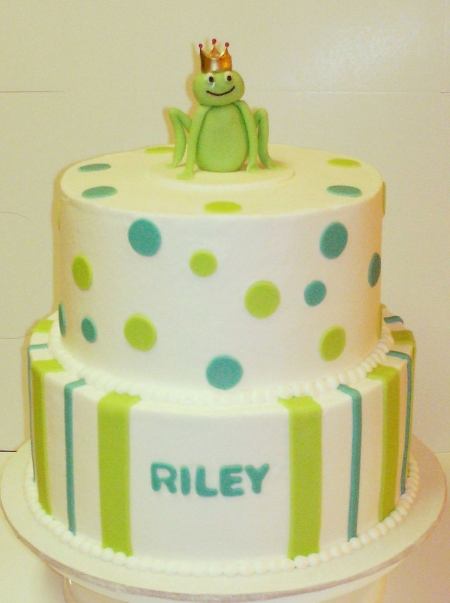 Frog Prince 1St Birthday - CakeCentral.com