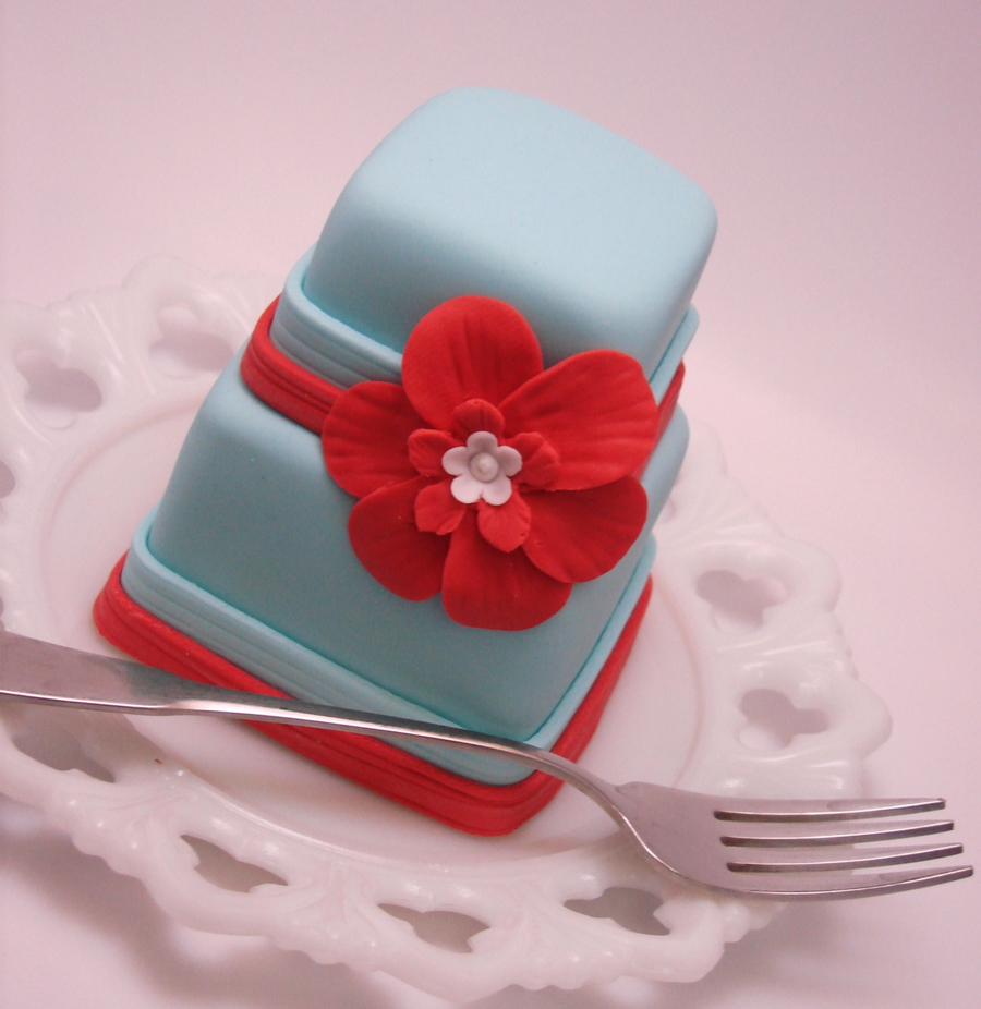 2 Tier Mini Cake - CakeCentral.com
