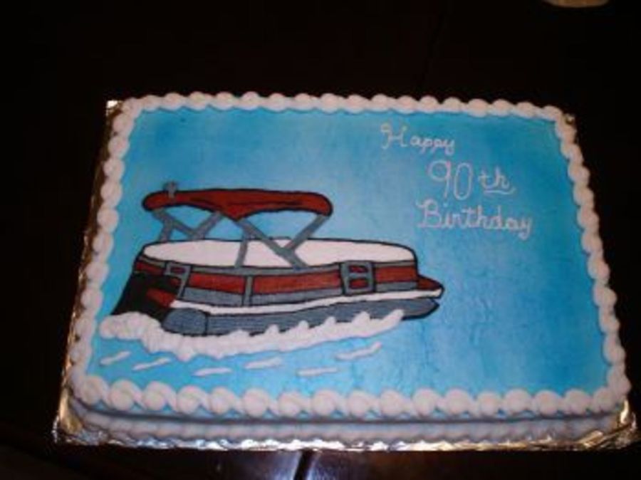 Pontoon Boat - CakeCentral.com