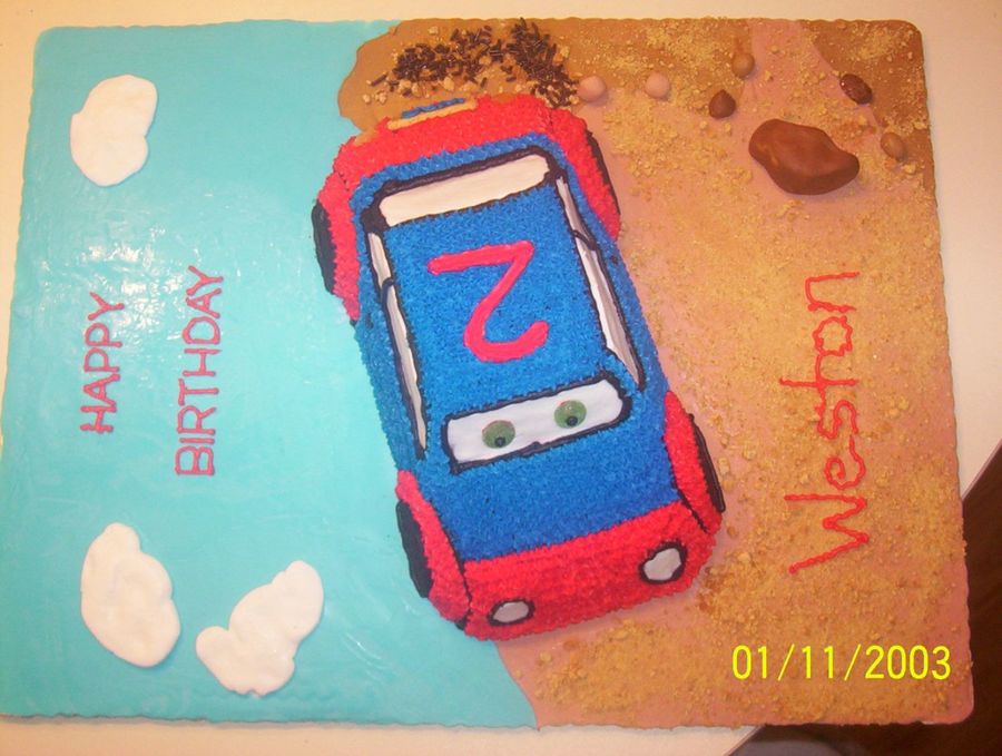 3D Funny Car Cake - CakeCentral.com