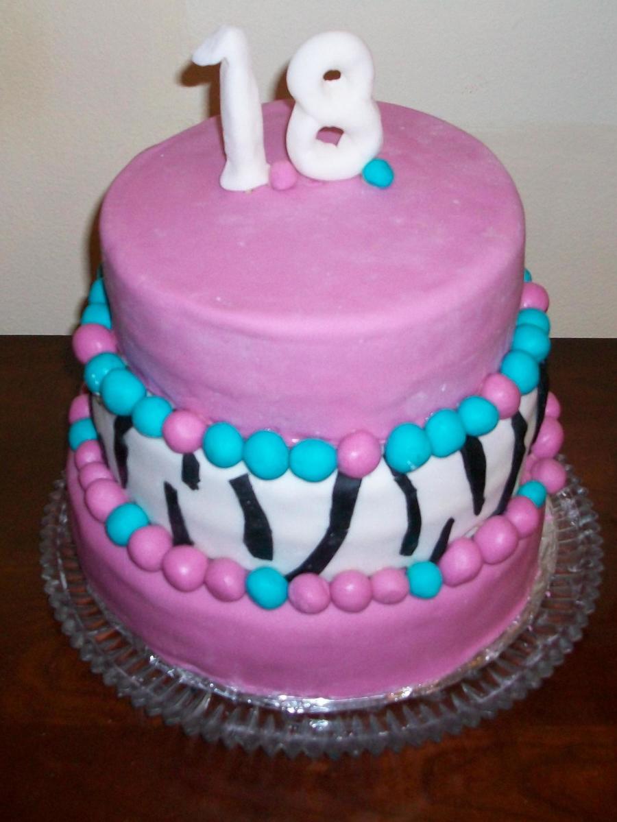 Ashley's 18Th Birthday Cake - CakeCentral.com
