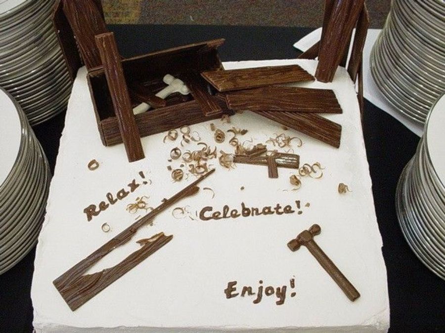 Chocolate Retirement Cake - CakeCentral.com