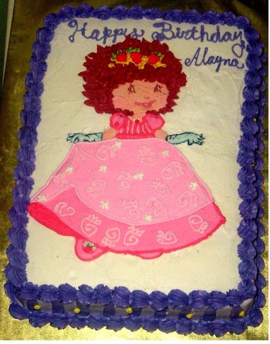 Strawberry Shortcake Princess - CakeCentral.com