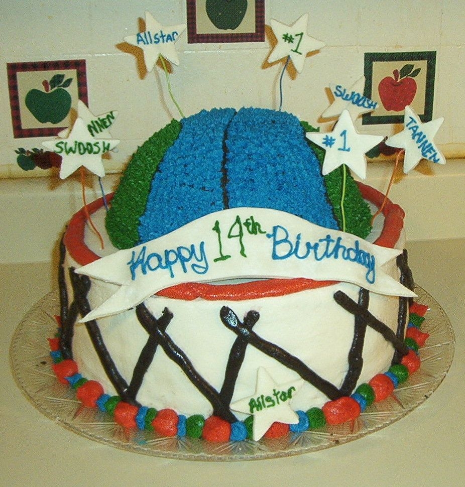 Basketball In Net Cake - CakeCentral.com