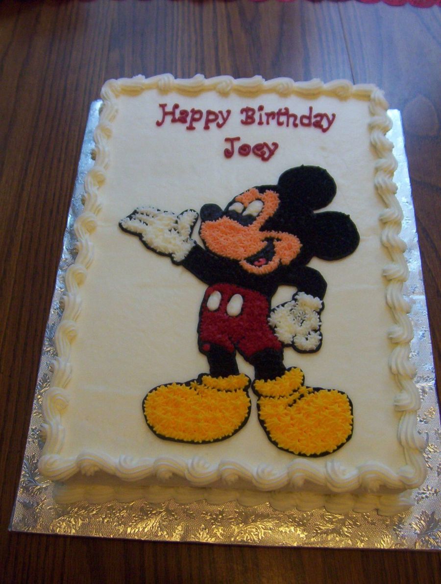 Mickey Bd - CakeCentral.com