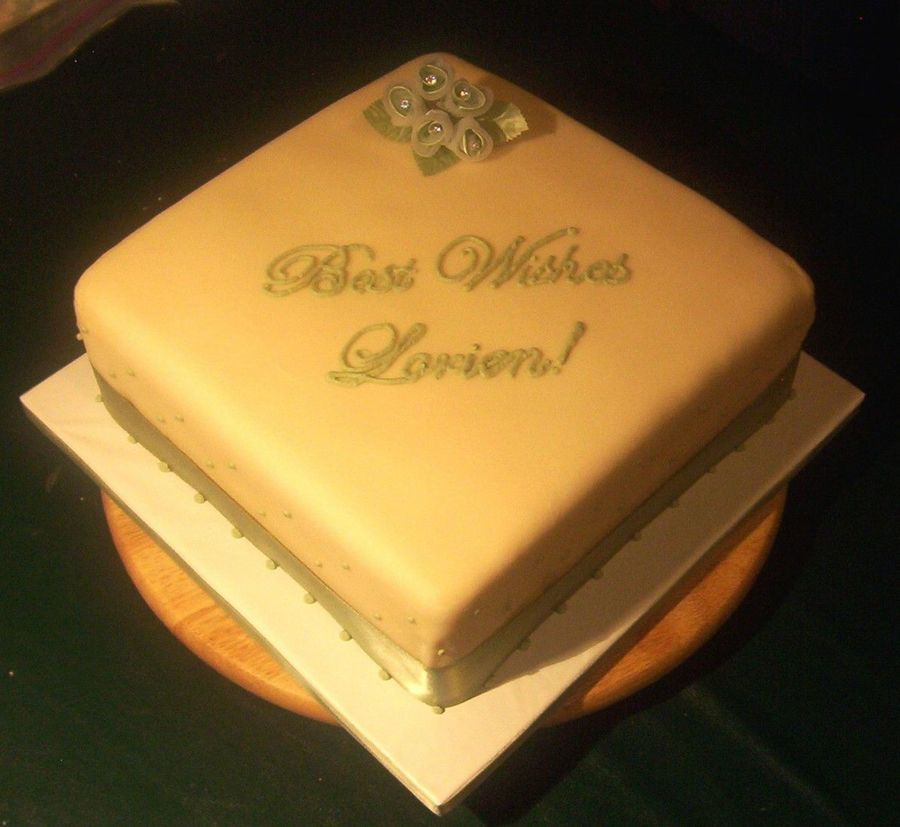 Sage Bridal Shower - CakeCentral.com