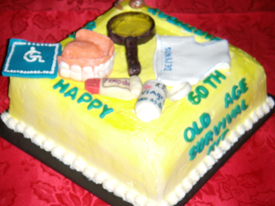 Old Age Survival Cake - CakeCentral.com