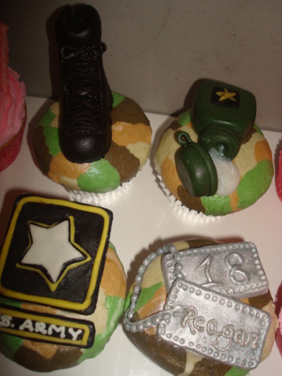 Army Cupcakes! - CakeCentral.com