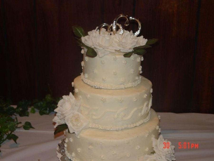 Round 3 Tier Wedding Cake - CakeCentral.com