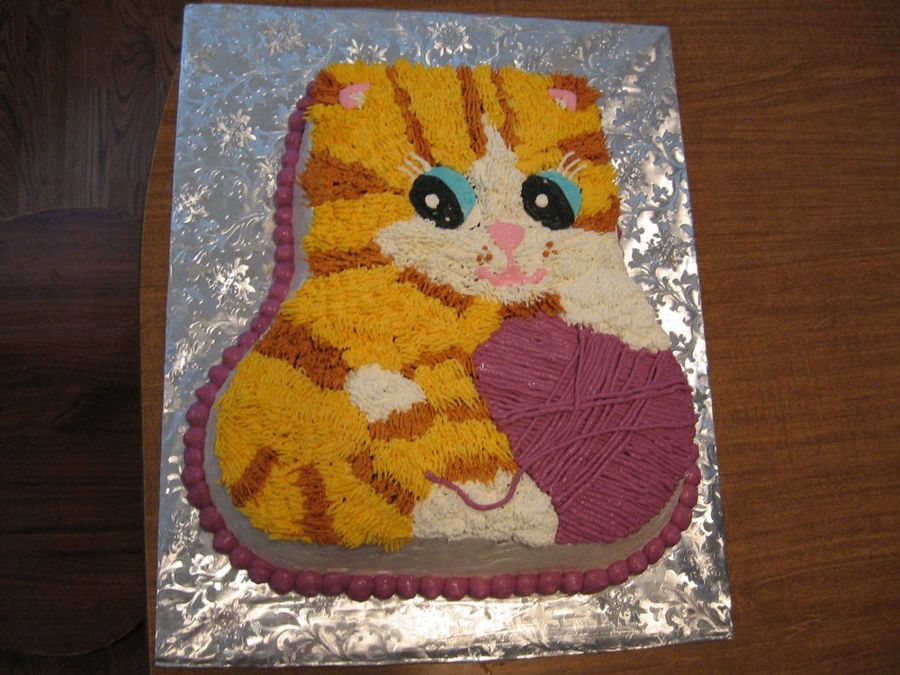 Tabby Cat - CakeCentral.com