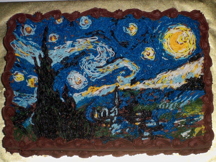 Starry Night - CakeCentral.com