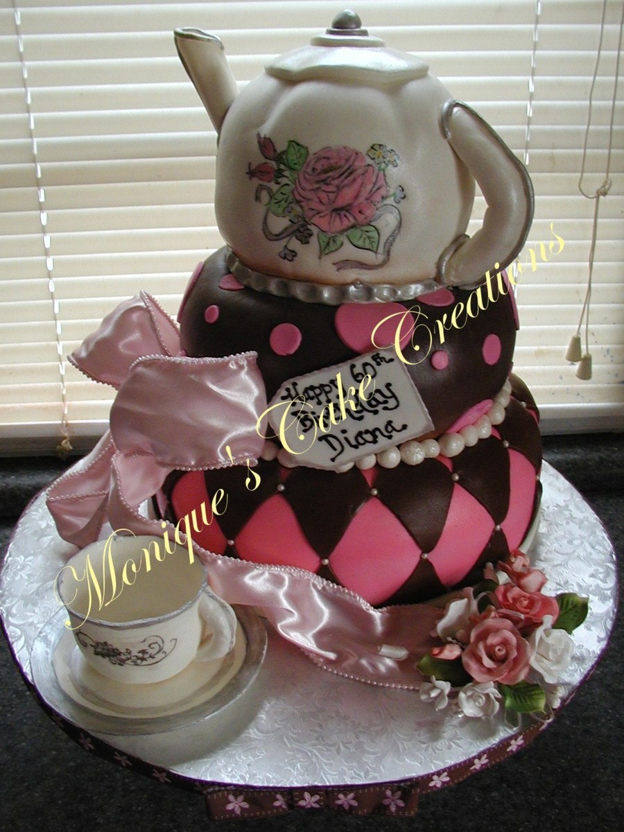 Teapot Cake - CakeCentral.com
