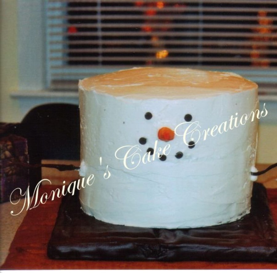 Snowman Smore - CakeCentral.com