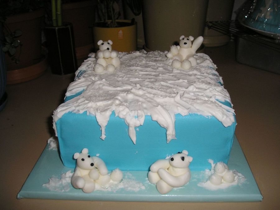 Polar Bear Cake - CakeCentral.com
