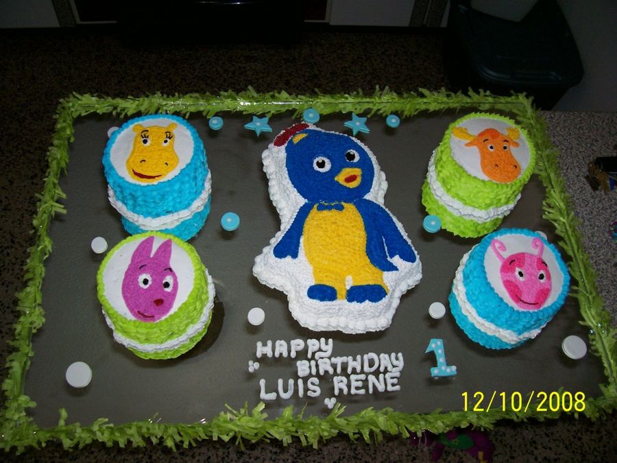 Backyardigans Birthday Cake - CakeCentral.com