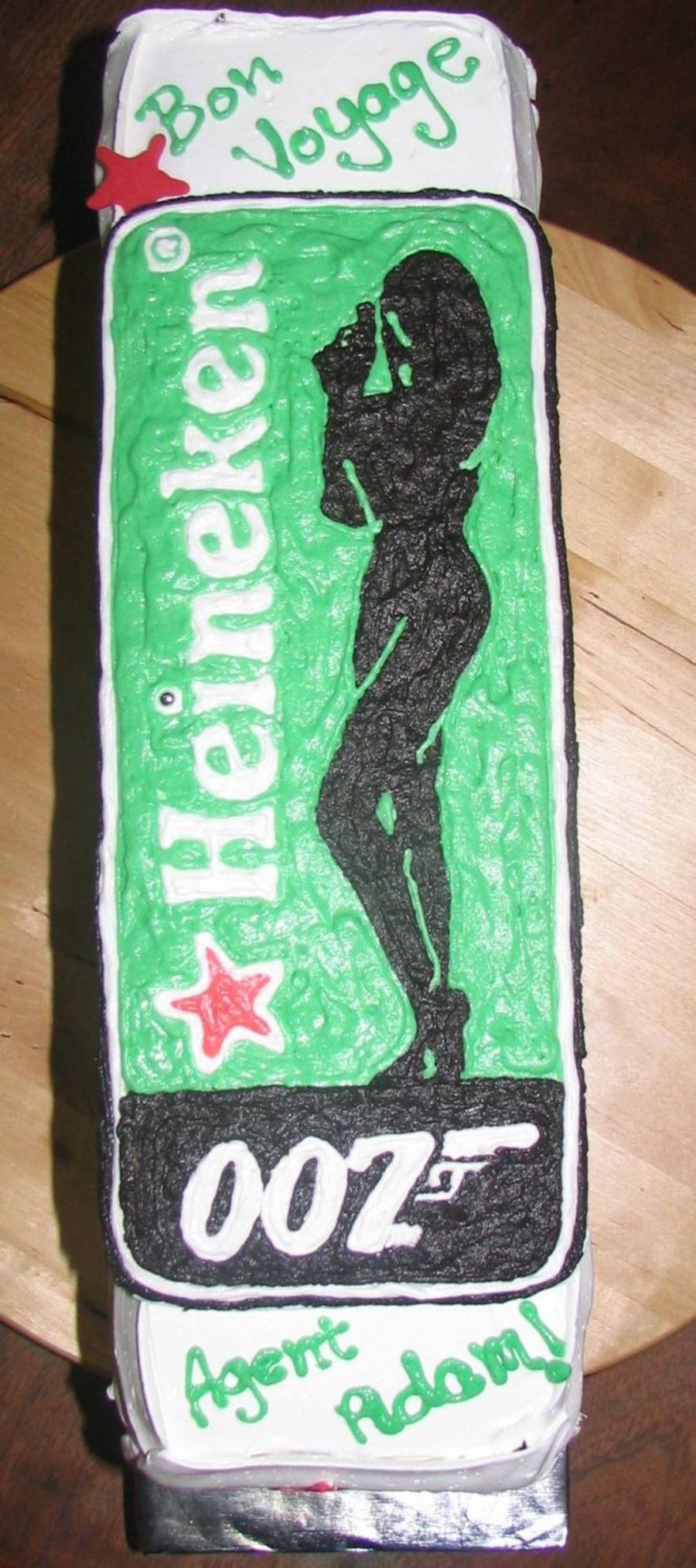 Heineken 007 Lady - CakeCentral.com