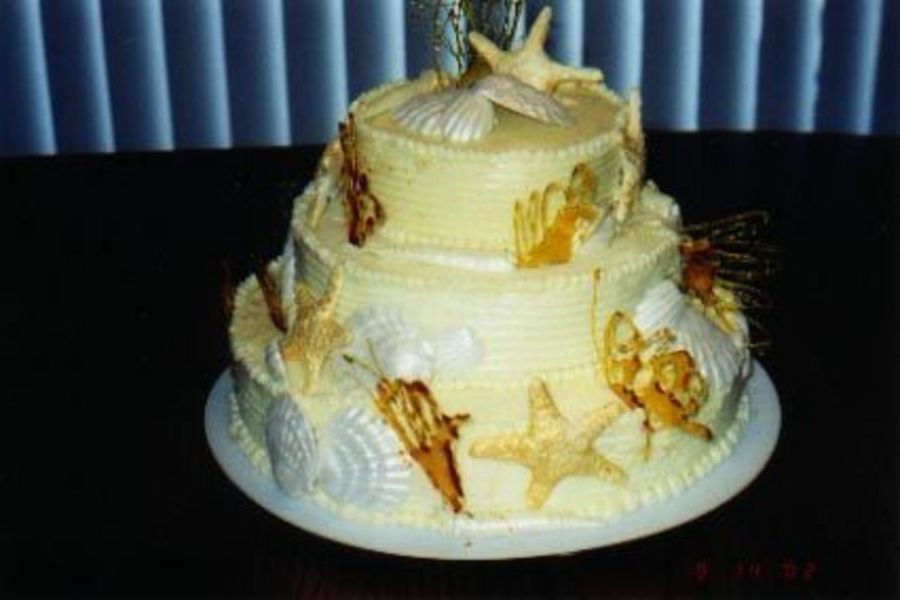 Seashell Wedding - CakeCentral.com