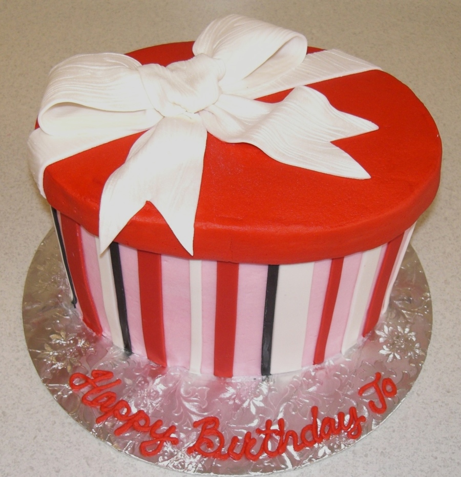 Oval Package Cake - CakeCentral.com