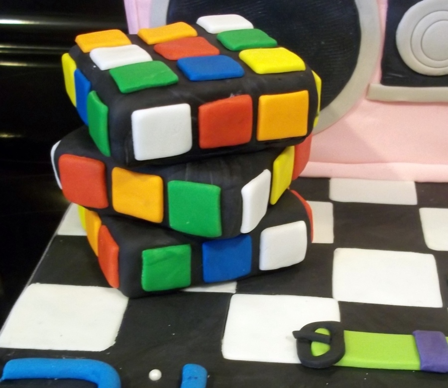 80S Theme Cake - CakeCentral.com