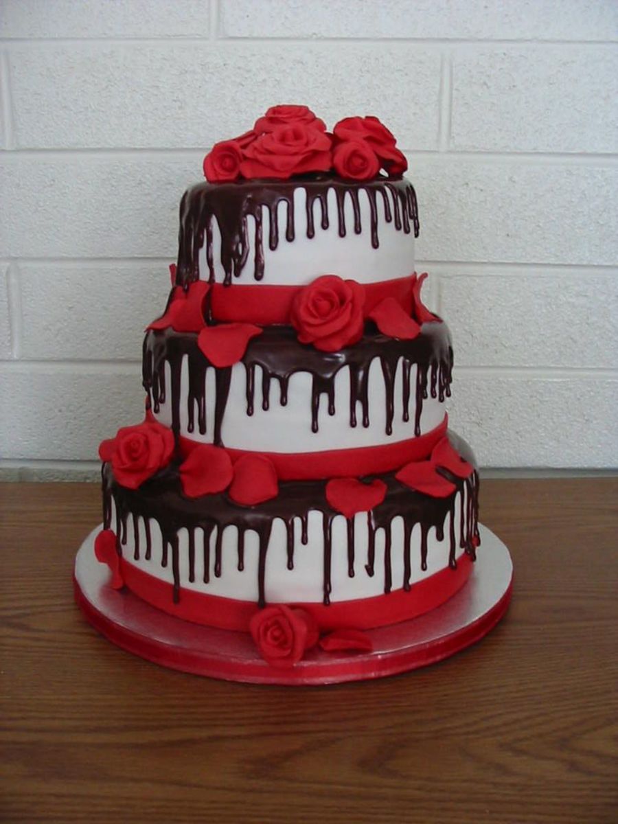 Chocolate Ganache Wedding Cake - CakeCentral.com