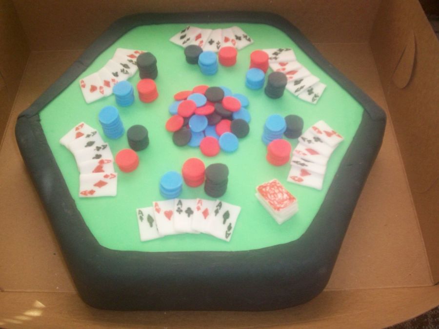 Poker Table - CakeCentral.com